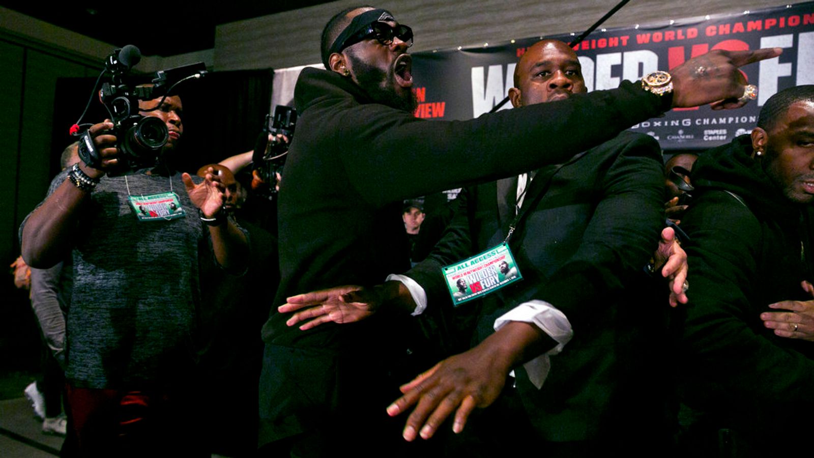 Tyson Fury and Deontay Wilder face to face on Tuesday – trilogy fight ...