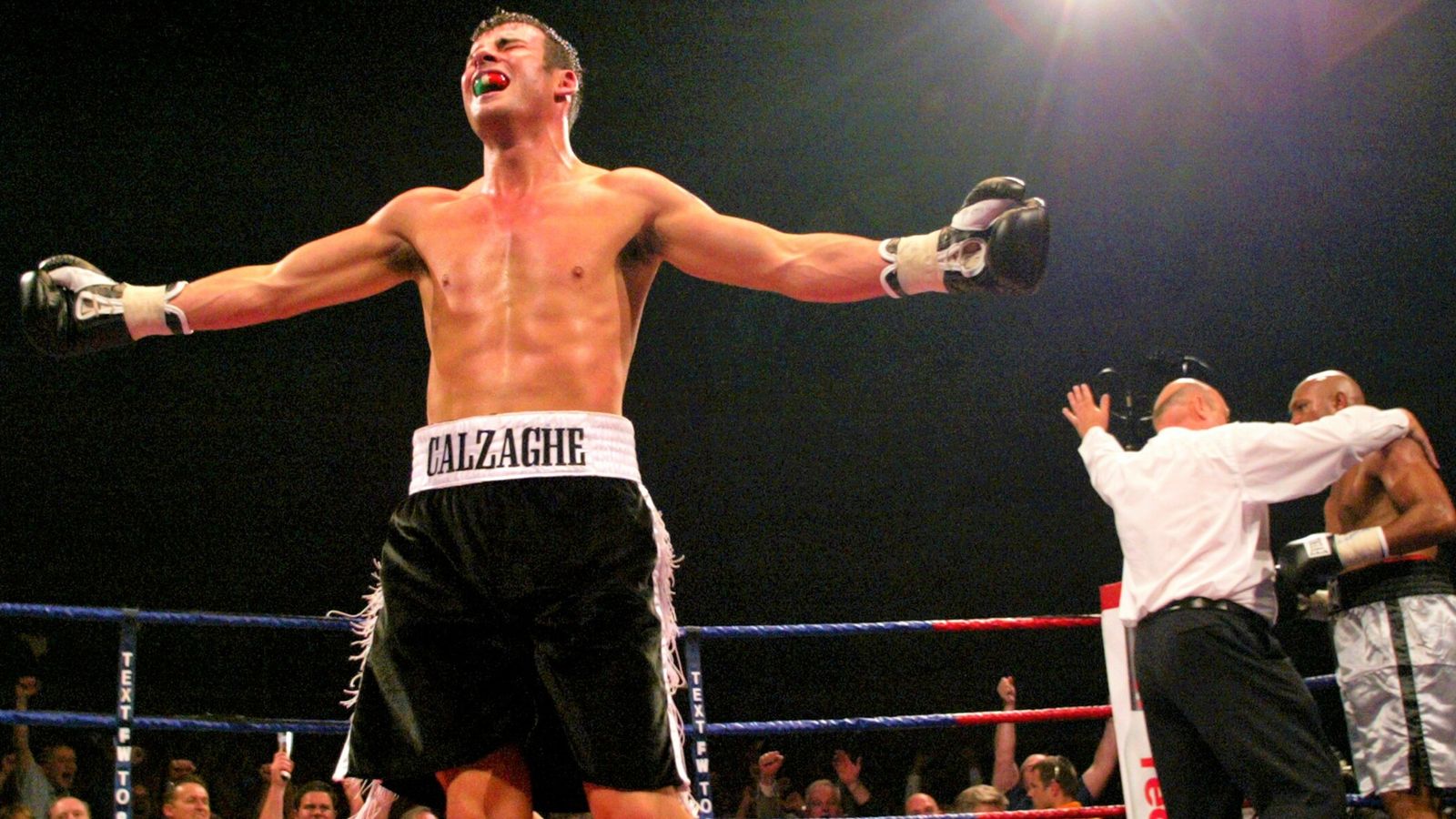 Joe Calzaghe reflects on climbing off canvas for first time to complete ...
