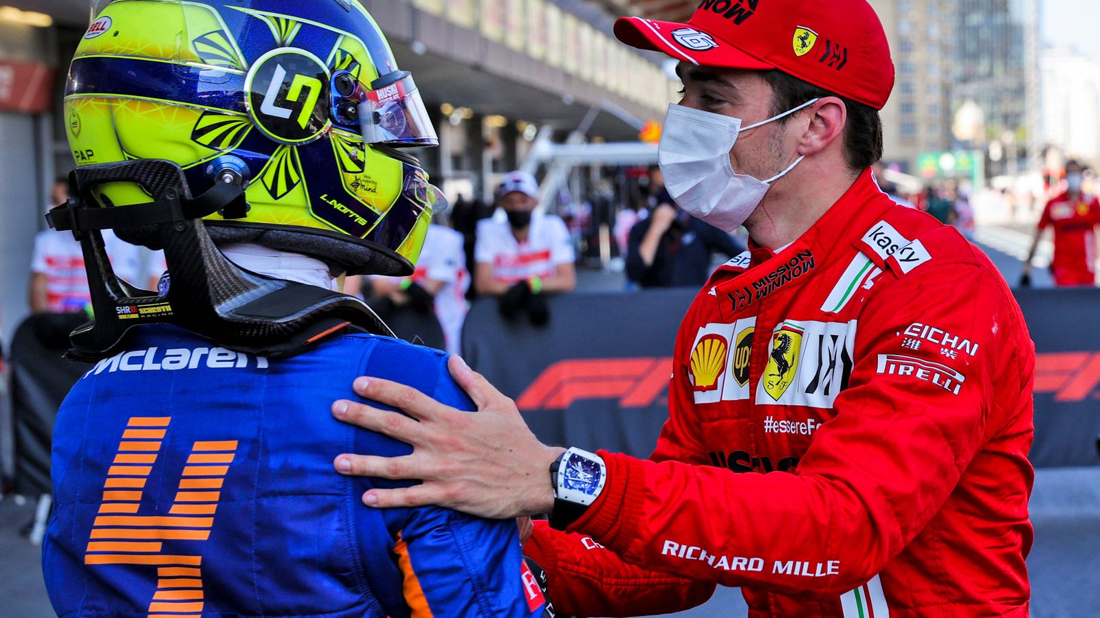 Lando Norris given penalty and drops from sixth to ninth on Azerbaijan ...