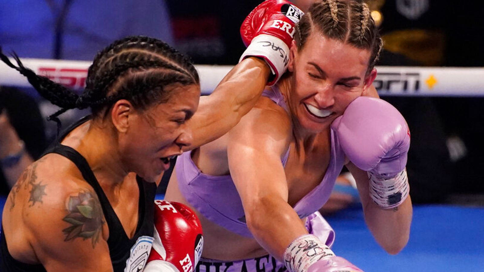 Mikaela Mayer stays unbeaten with unanimous decision win over Erica ...