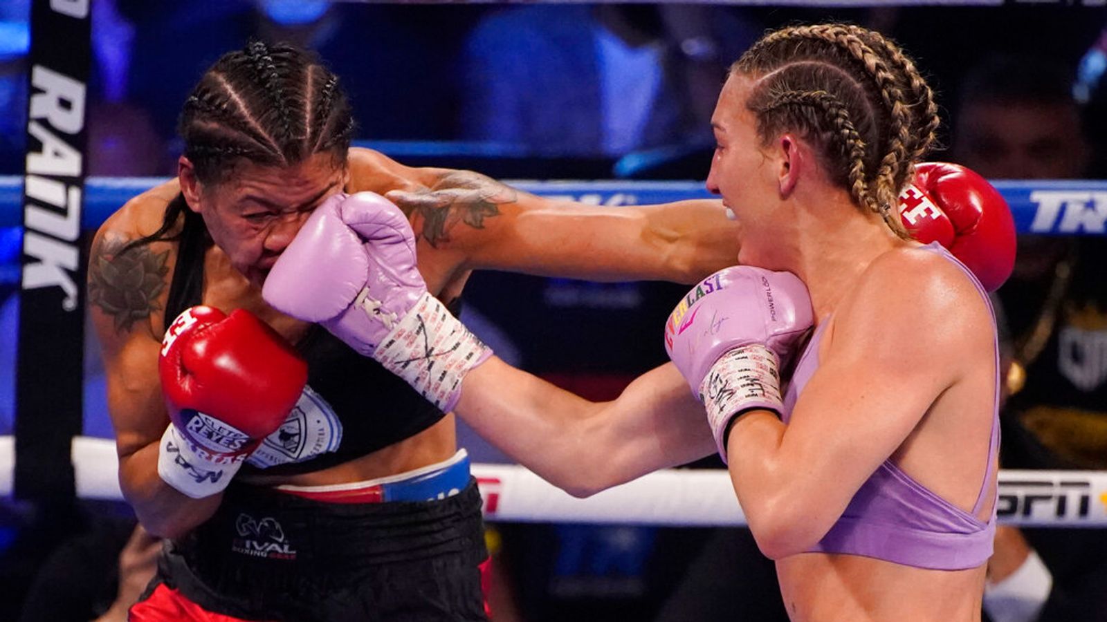 Mikaela Mayer stays unbeaten with unanimous decision win over Erica ...