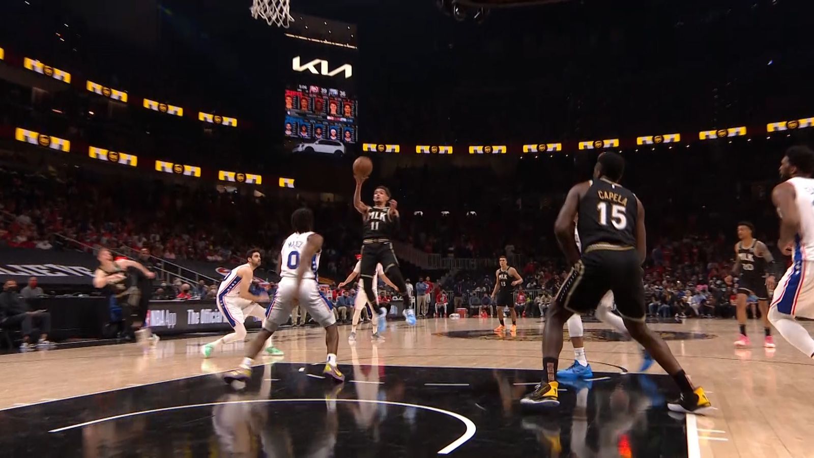 Young's slick touch pass assist | NBA News | Sky Sports