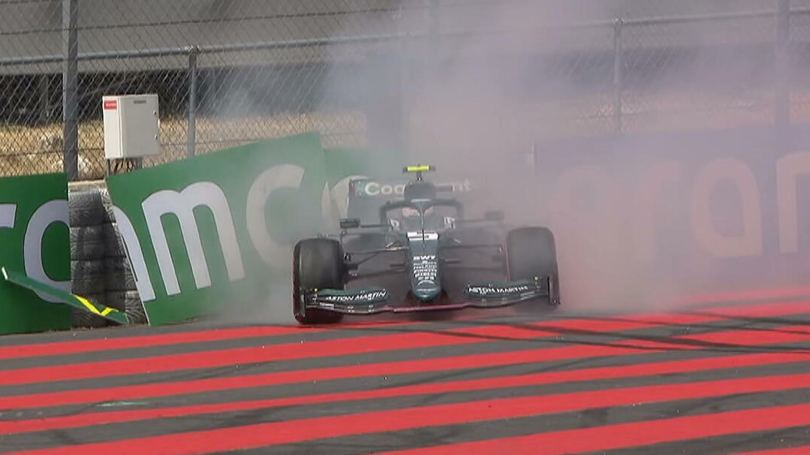 Vettel crashes into the wall! | F1 News | Sky Sports