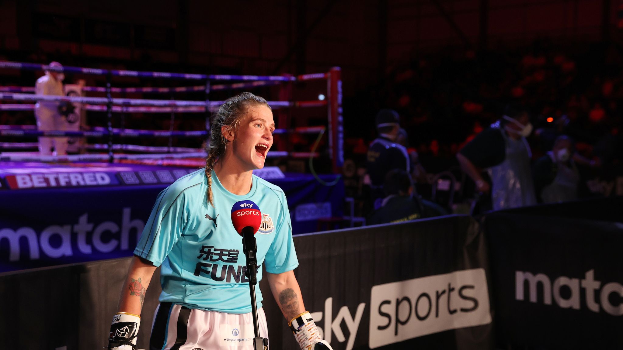 April Hunter defeats Klaudia Vigh on points to seal fourth professional ...