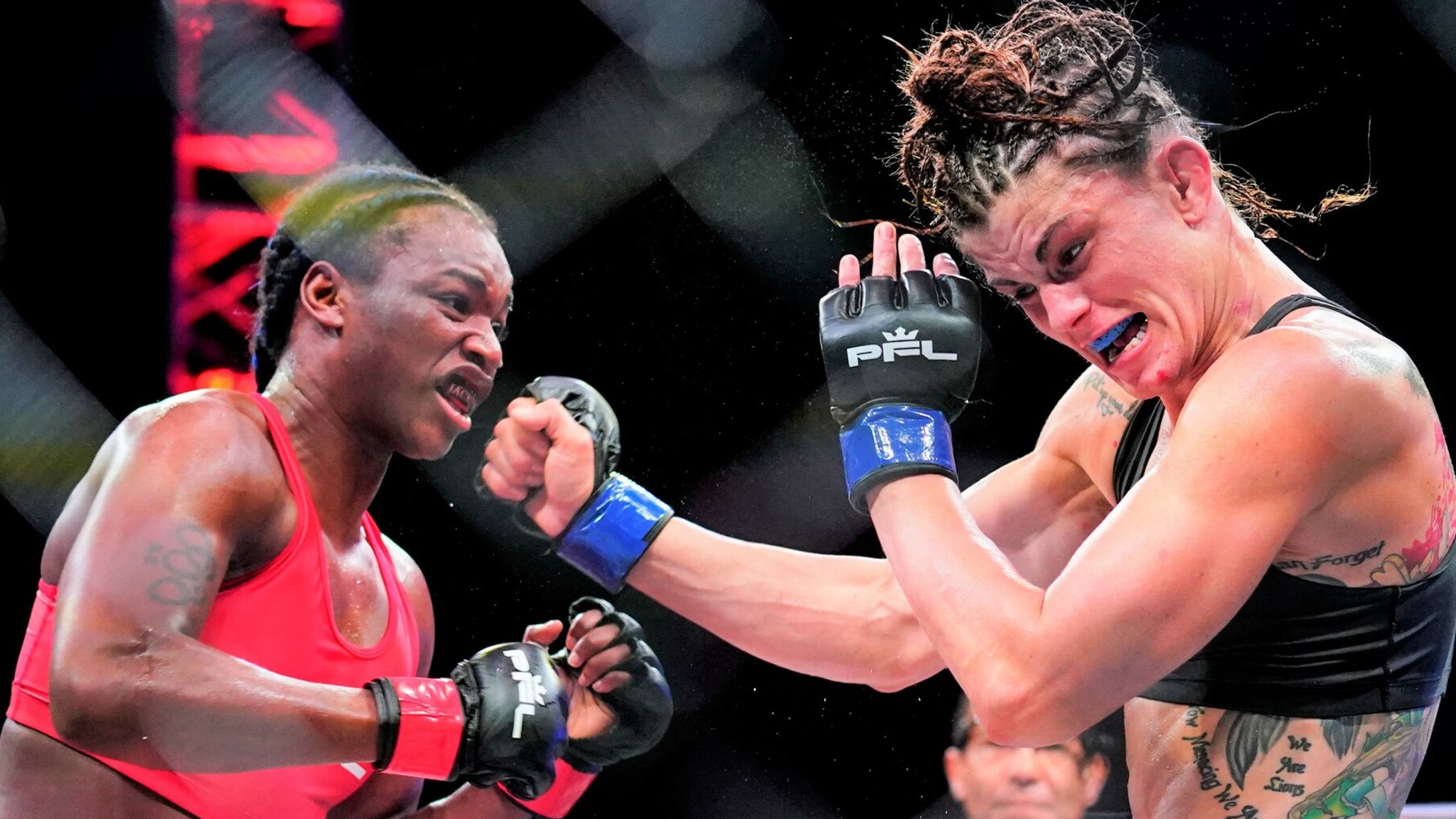Claressa Shields wins her MMA debut with a stoppage win over Brittney ...