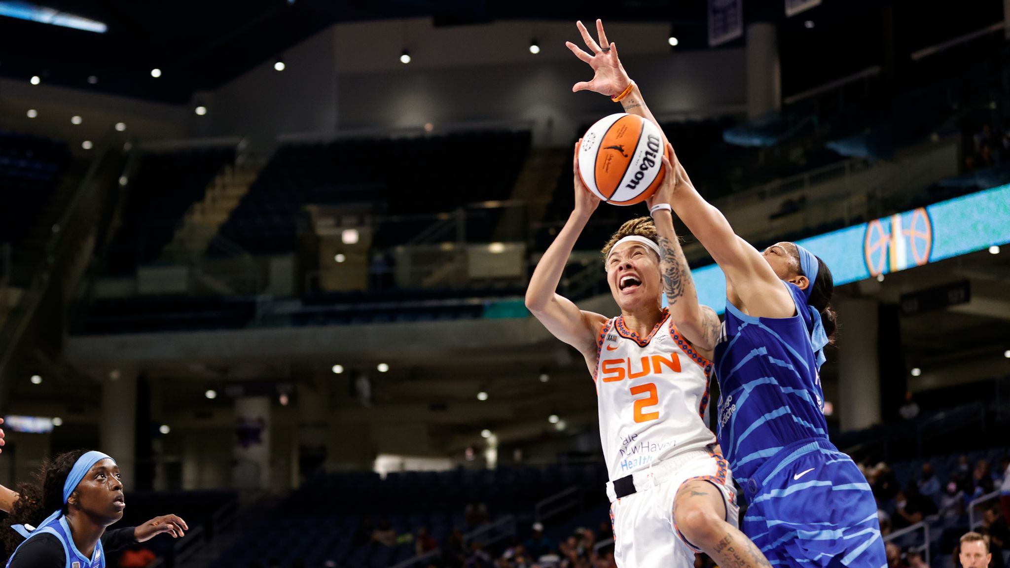 WNBA round-up: Betnijah Laney and Rebecca Allen inspire New York ...
