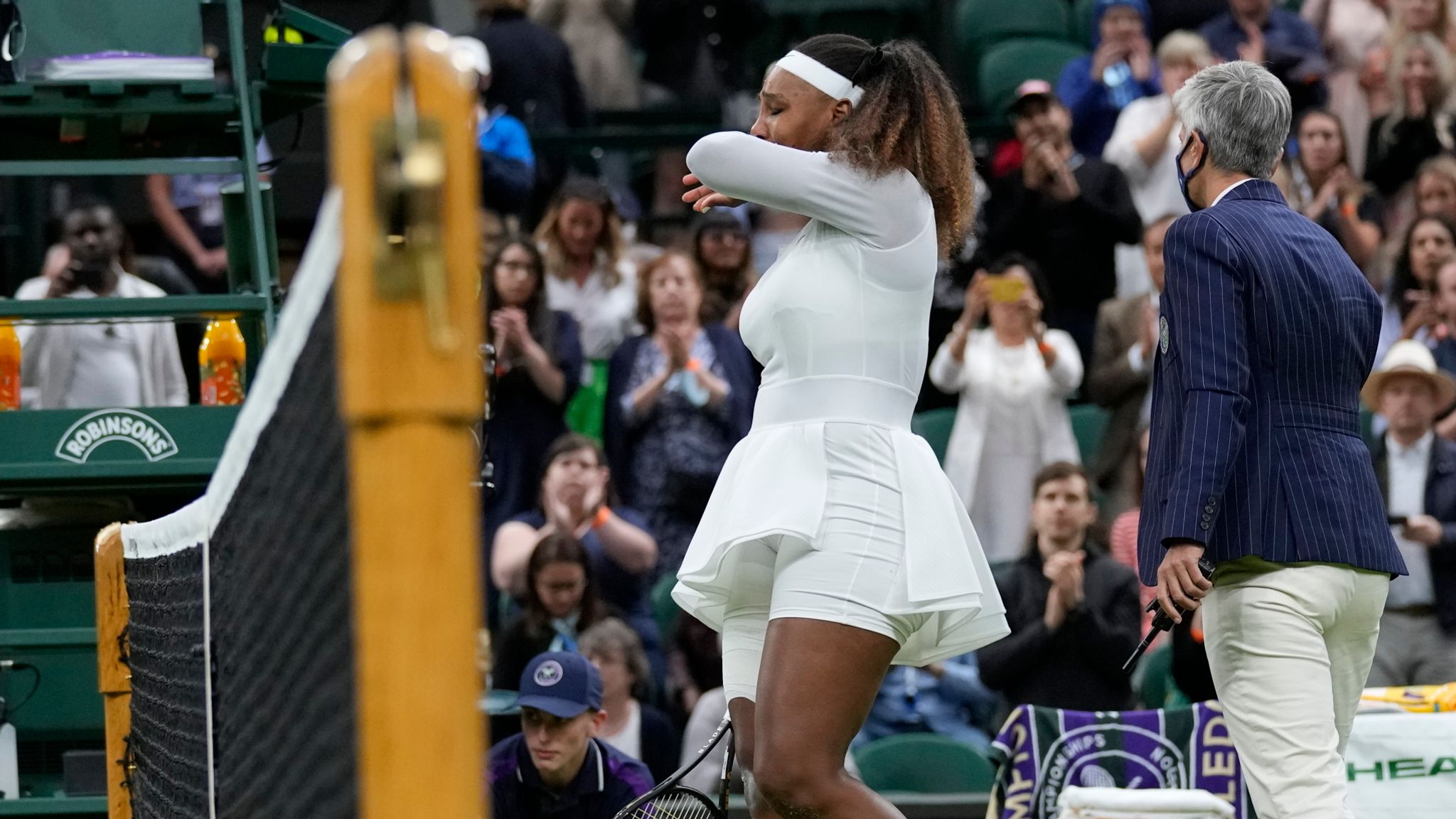 Wimbledon 2021: Serena Williams out after suffering ankle injury during ...