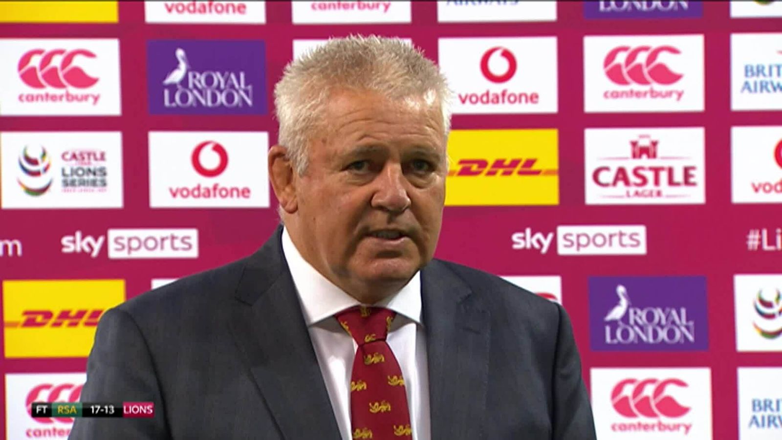 British and Irish Lions: Warren Gatland says players confident for series despite South Africa ...