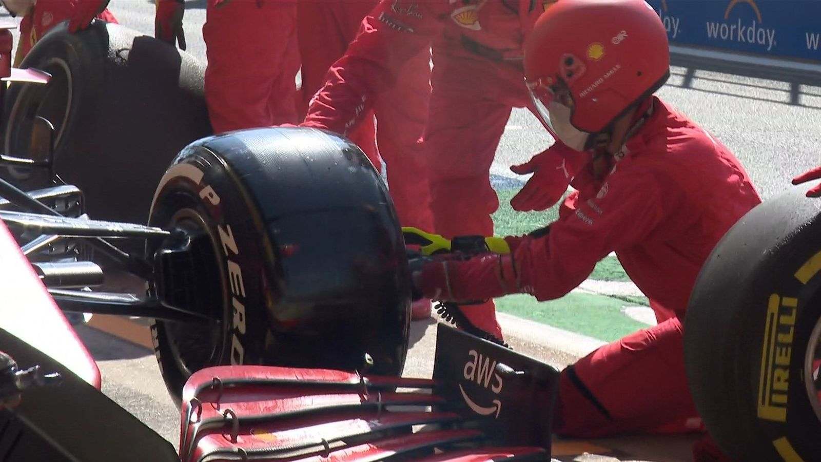 Slow pit stop for Carlos Sainz | F1 News | Sky Sports