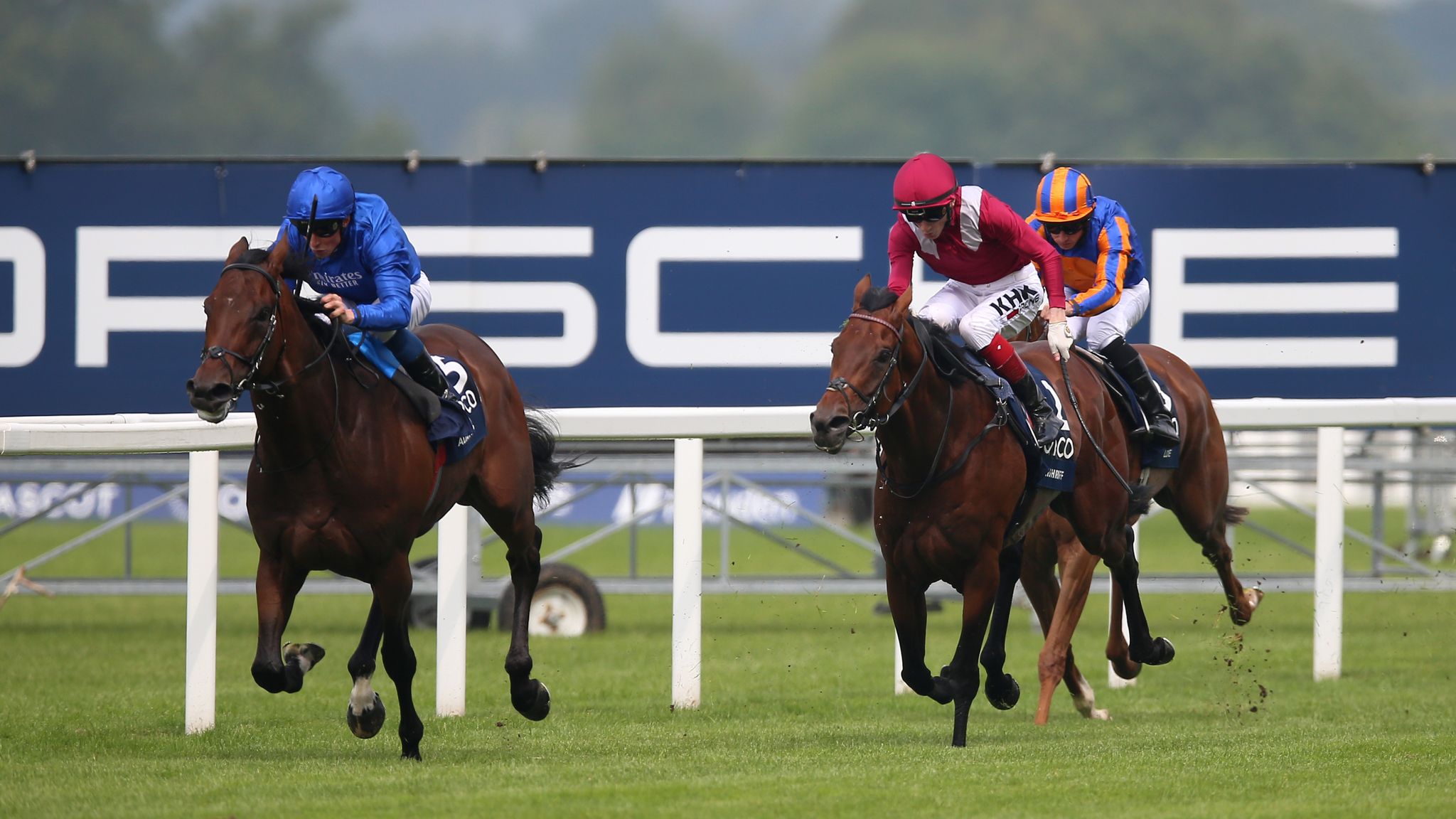 King George: Adayar completes historic double at Ascot as first Derby ...