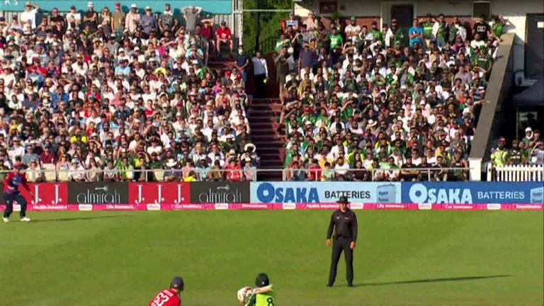 Hafeez hits to Bairstow at deep square! | Cricket News | Sky Sports