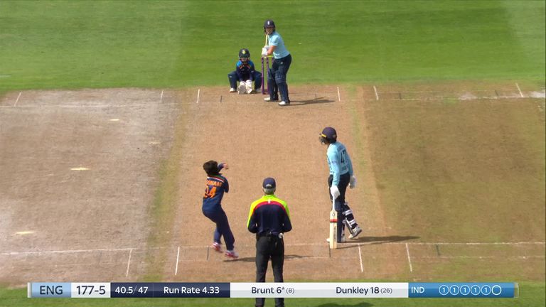 Brunt done by the googly | Video | Watch TV Show | Sky Sports