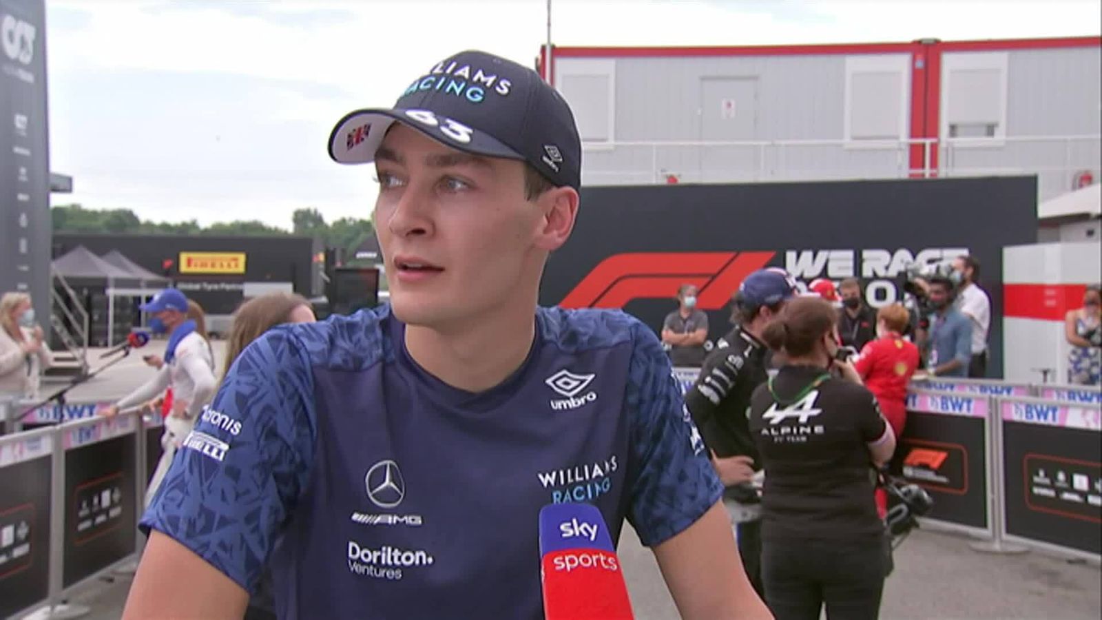 Emotional Russell overwhelmed with first points | F1 News | Sky Sports