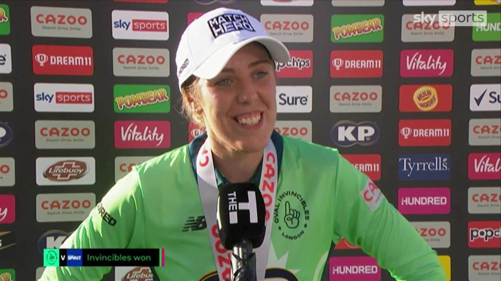 The Hundred: Georgia Adams guides Oval Invincibles to win that ...