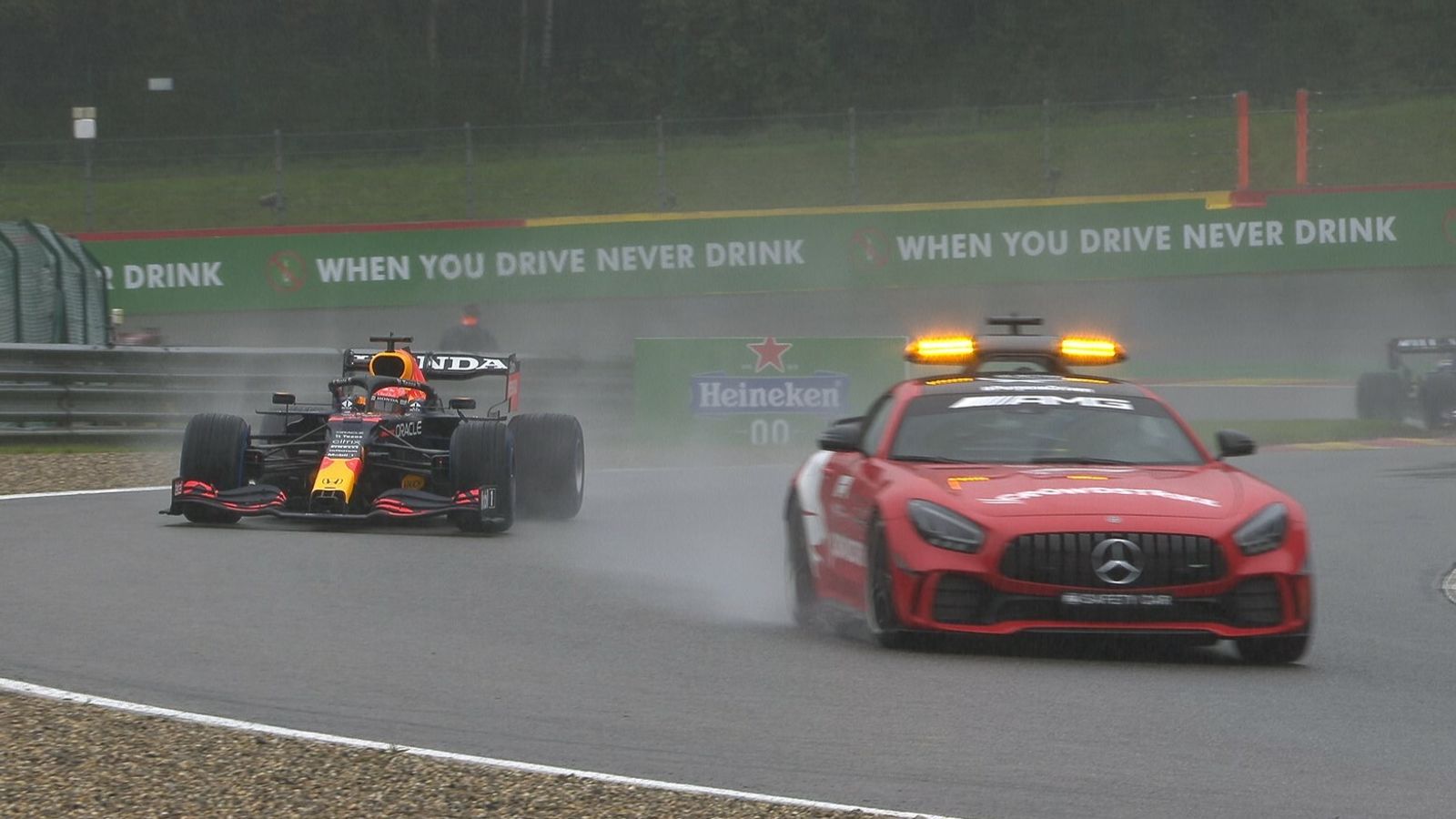 Belgian GP: Max Verstappen takes win as race red-flagged due to heavy ...