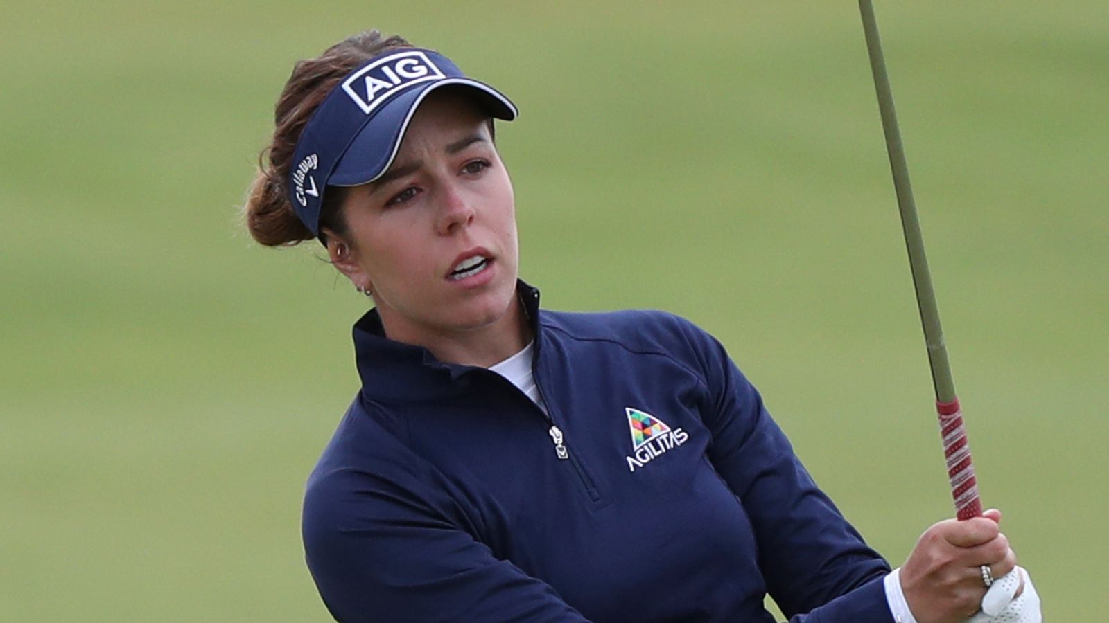 AIG Women's Open: Georgia Hall shares lead at halfway stage at ...