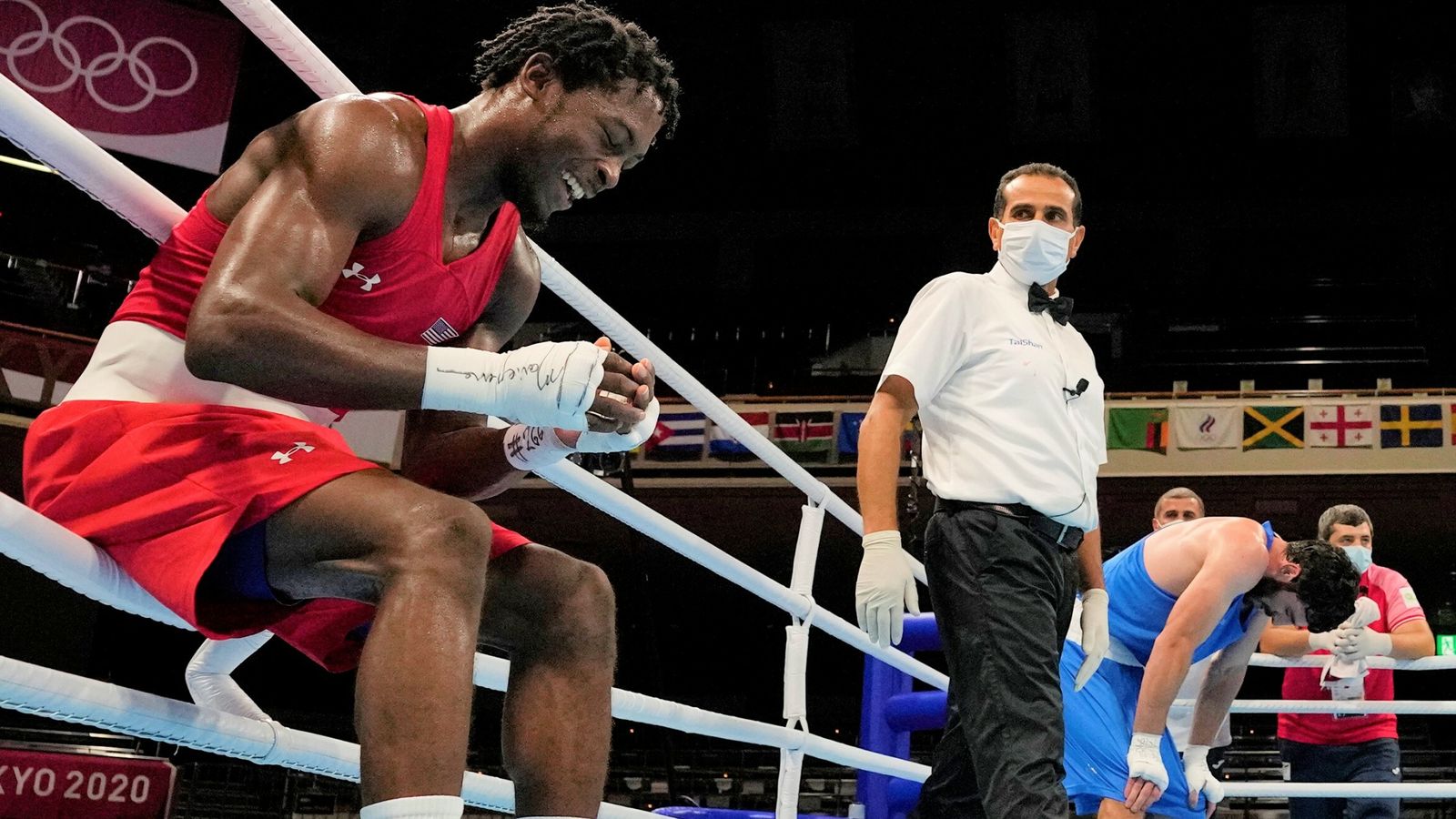 Keyshawn Davis came close to winning gold as he tried to end America's ...