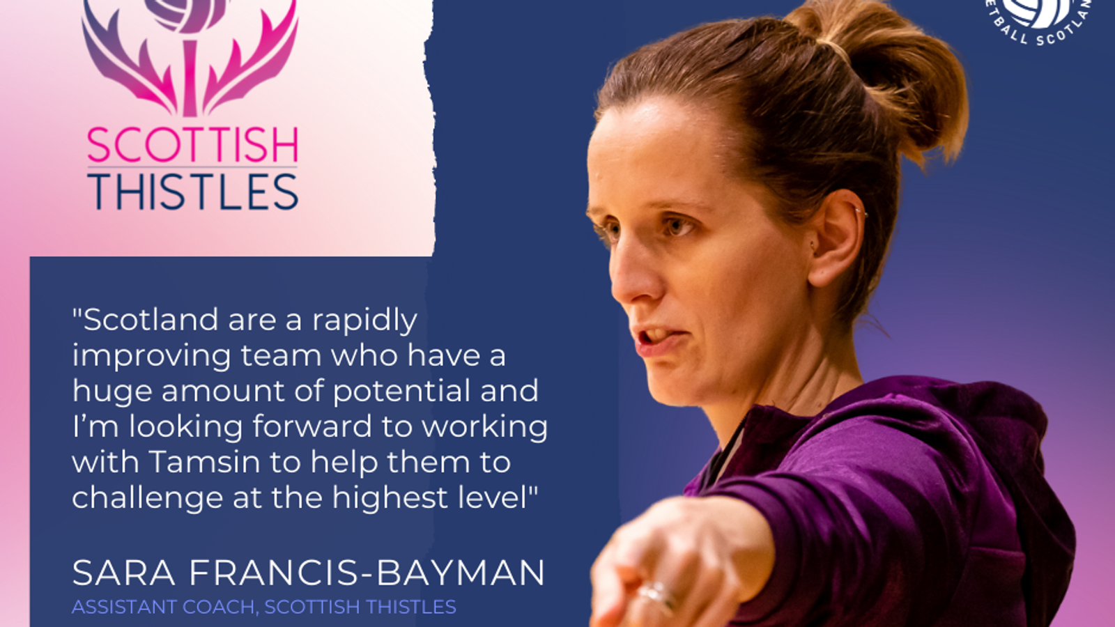 Scottish Thistles announce Sara Francis-Bayman as assistant coach to ...