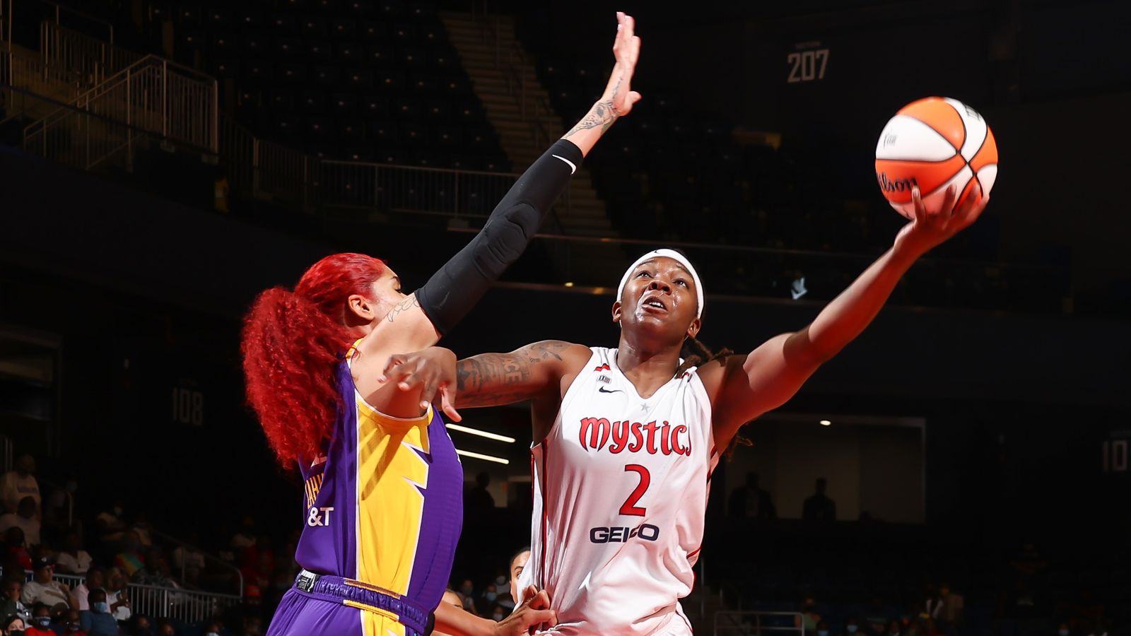 WNBA: Sparks 68-78 Mystics | NBA News | Sky Sports