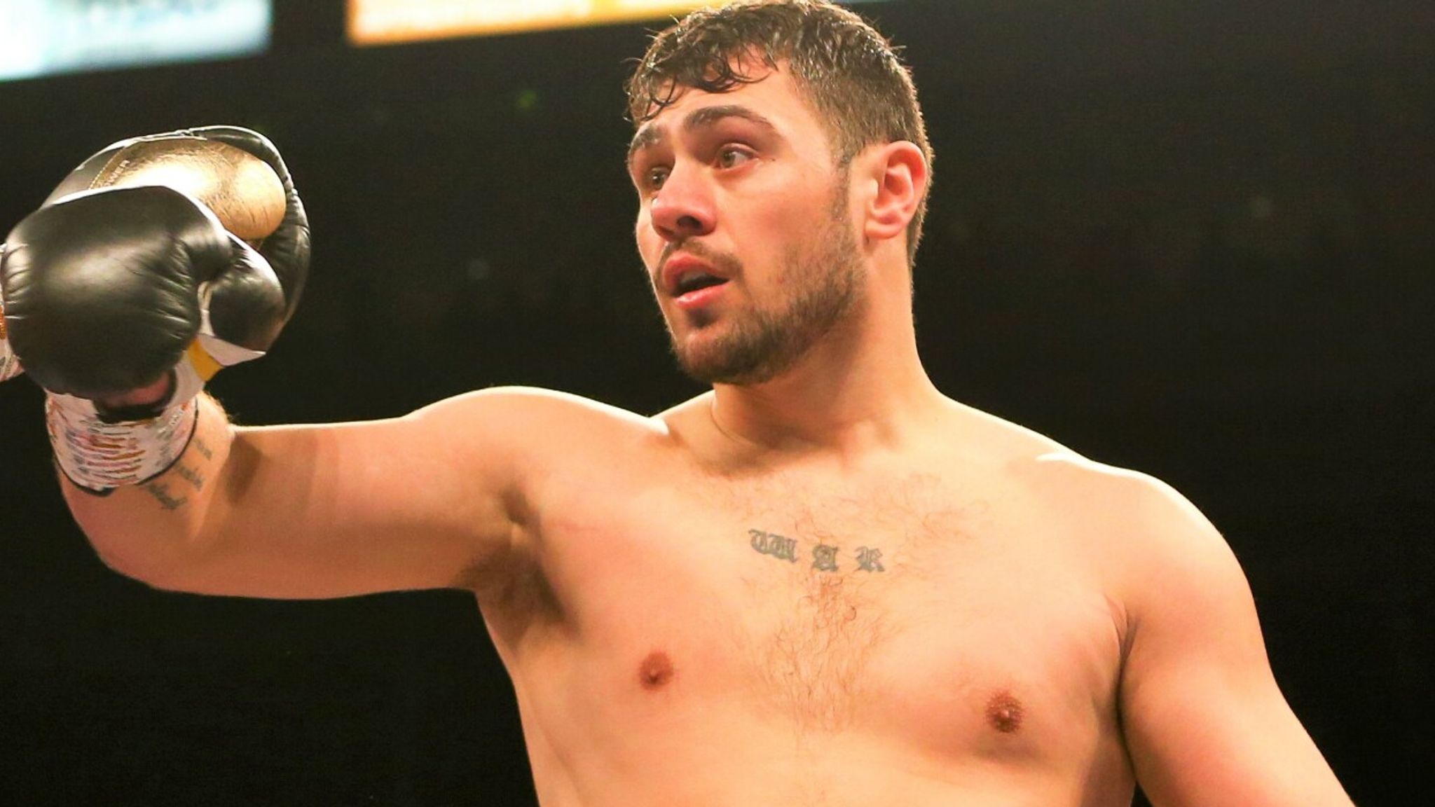 David Allen stops Andrea Pesce in second round as British heavyweight ...