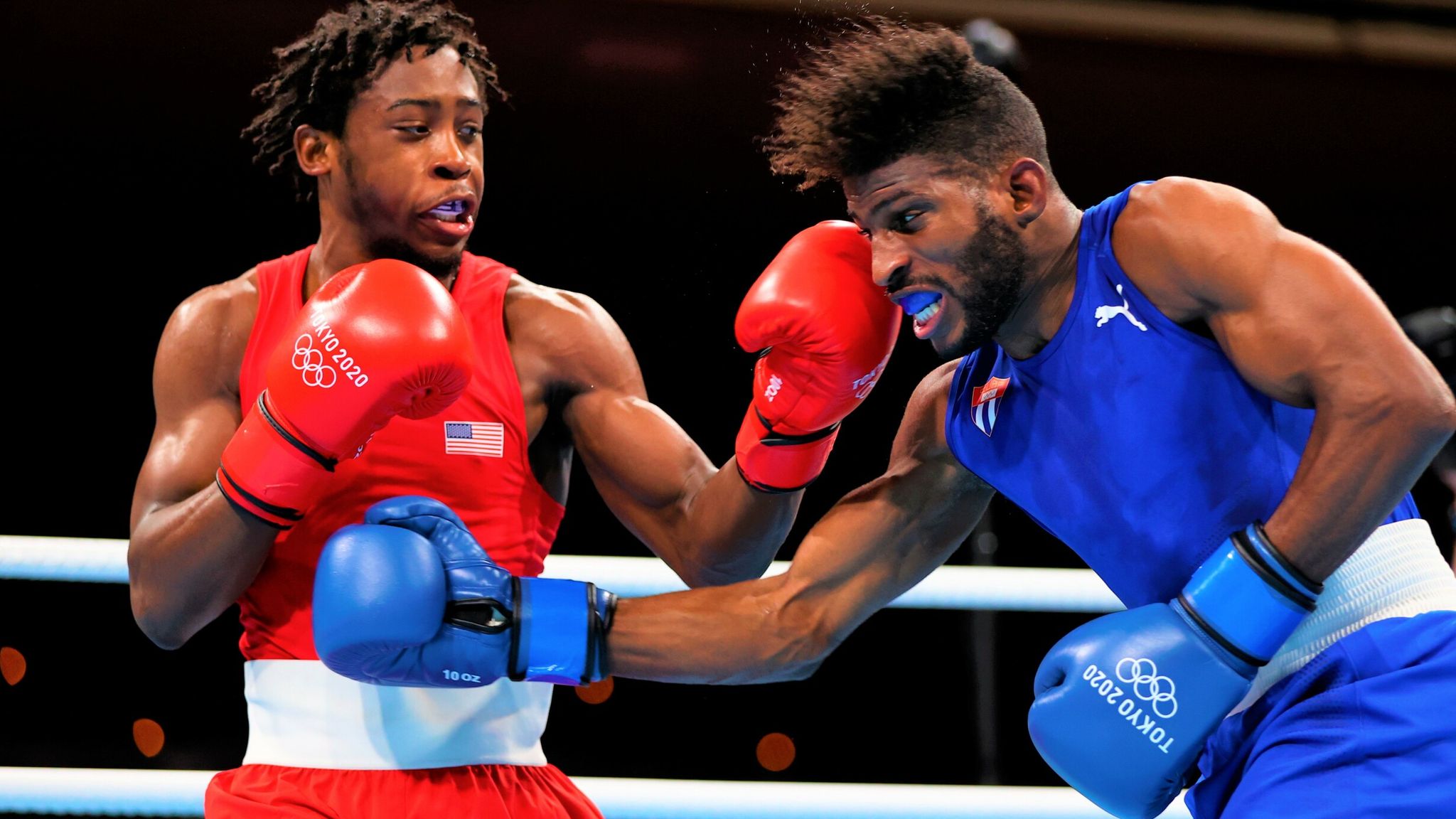 Keyshawn Davis came close to winning gold as he tried to end America's ...