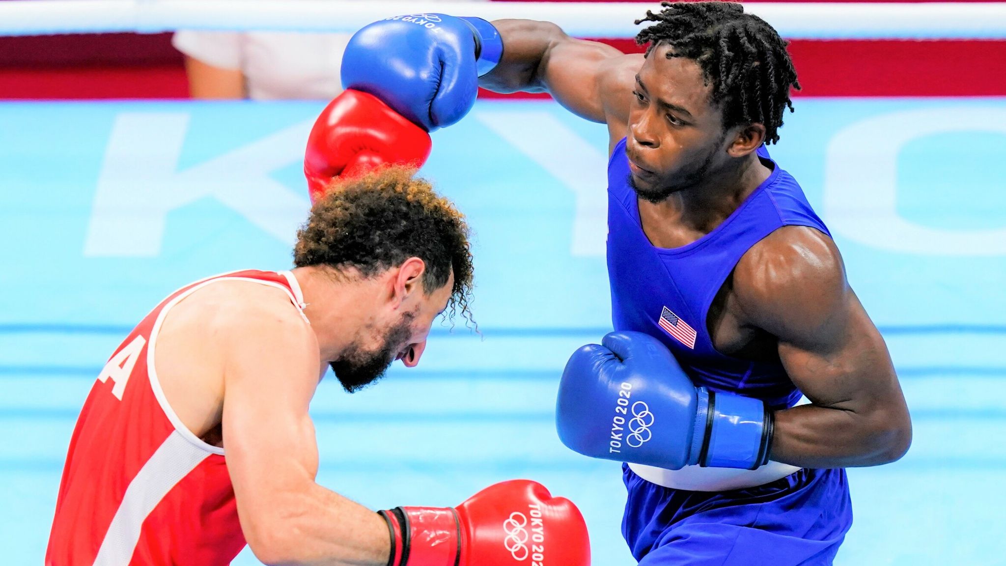 Keyshawn Davis came close to winning gold as he tried to end America's ...