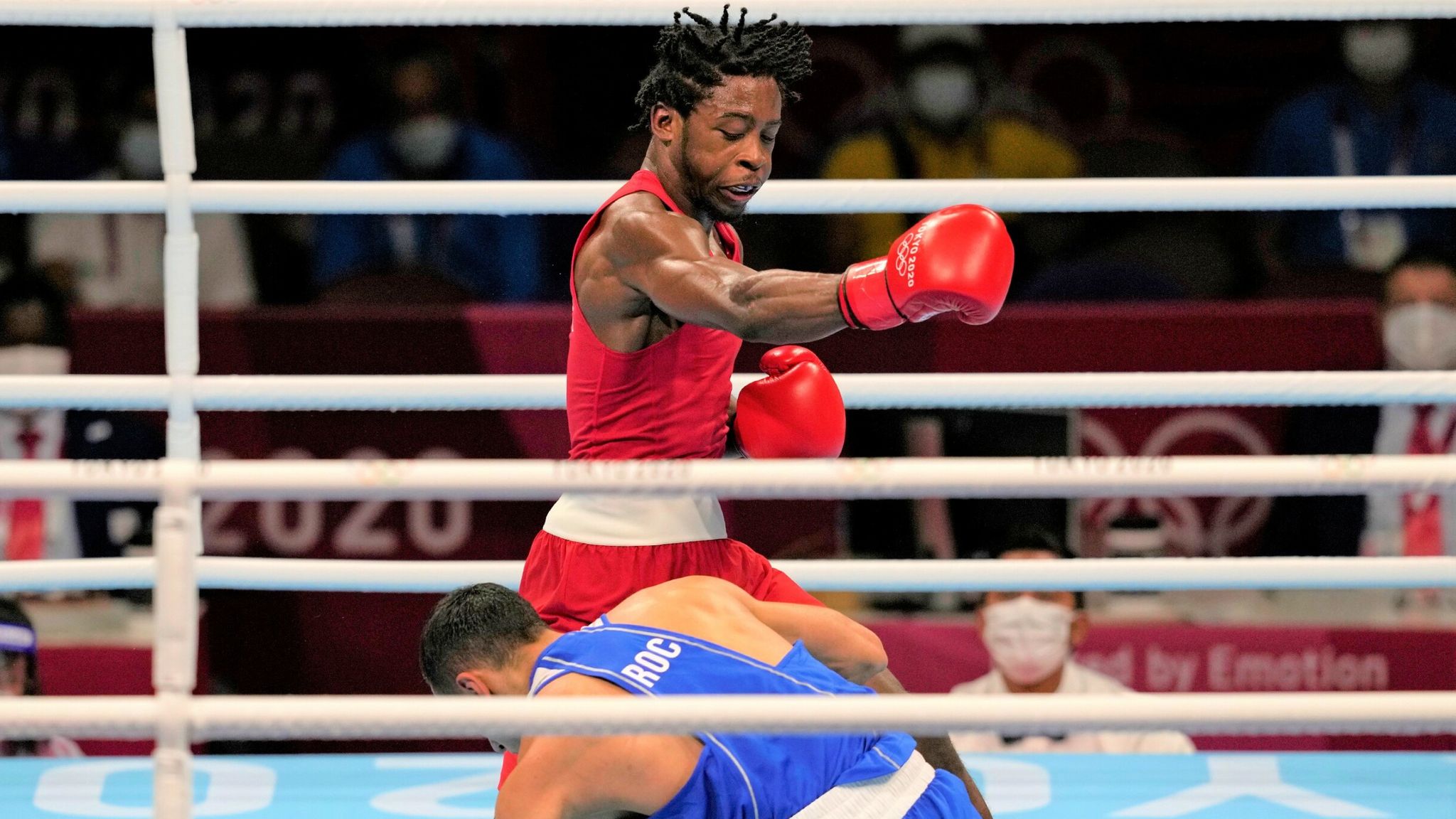 Keyshawn Davis came close to winning gold as he tried to end America's ...