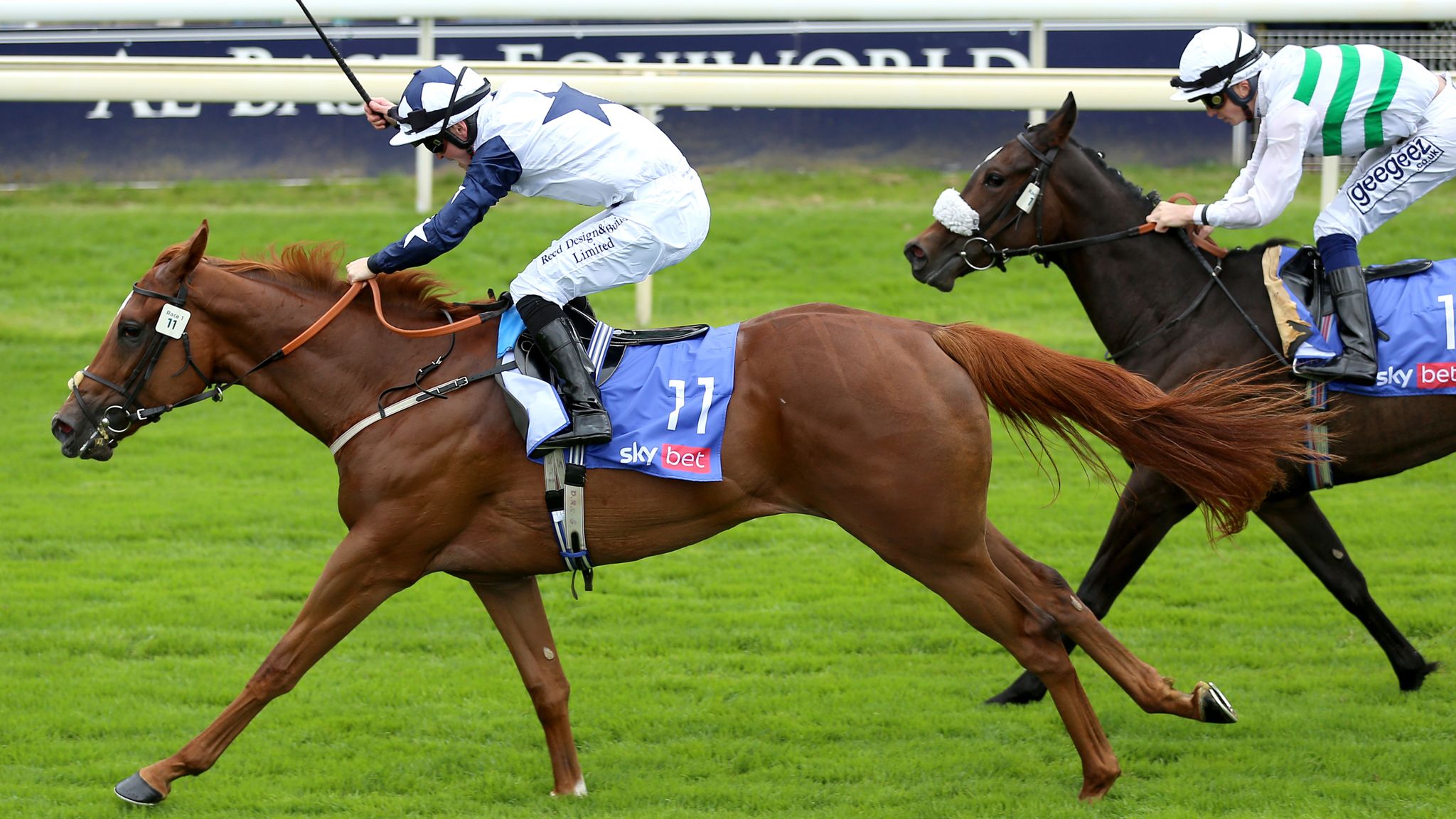 Zain Claudette wins Sky Bet Lowther Stakes at York under Ray Dawson ...