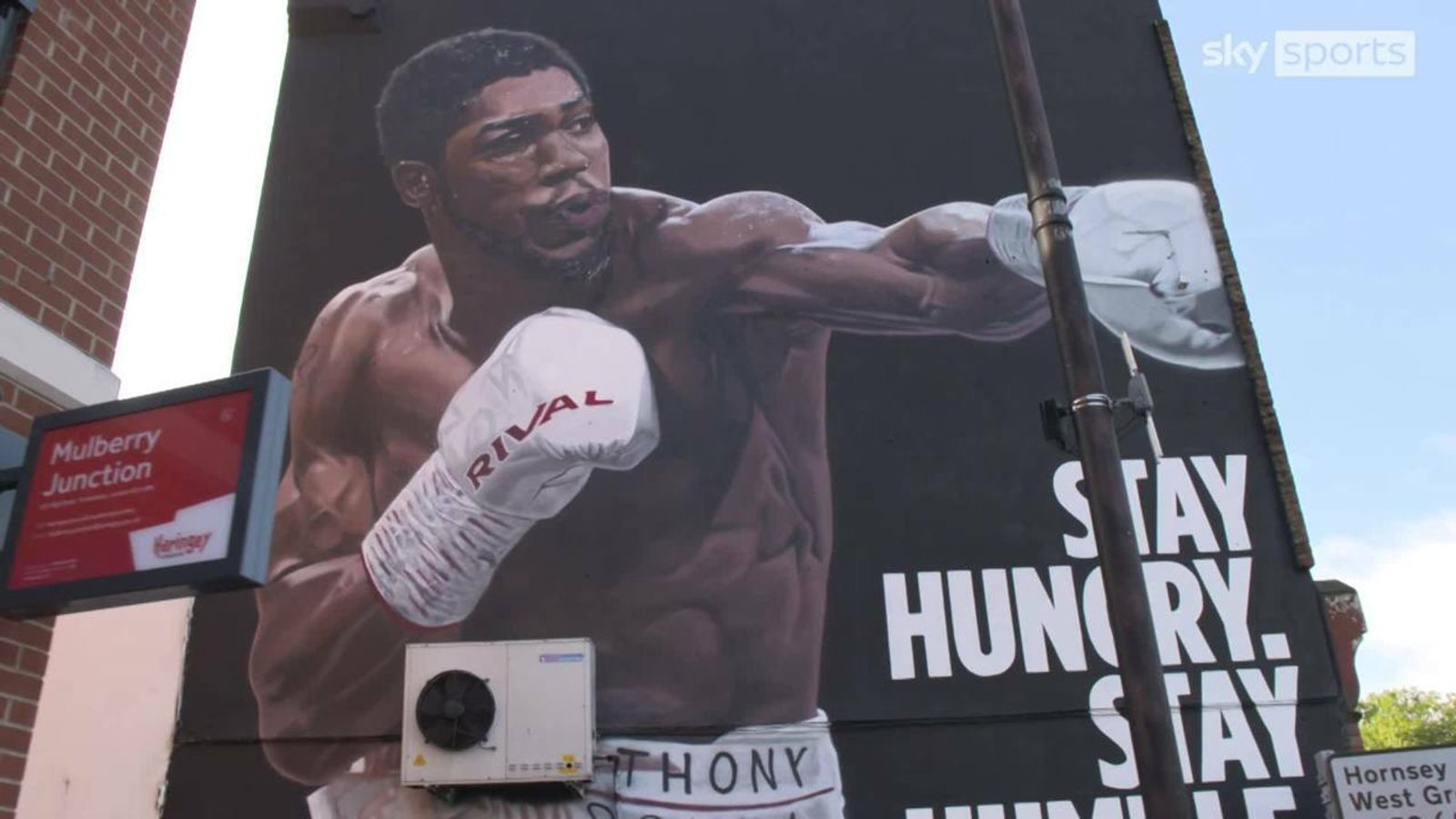 AJ mural painted in shadow of Spurs stadium | Boxing News | Sky Sports
