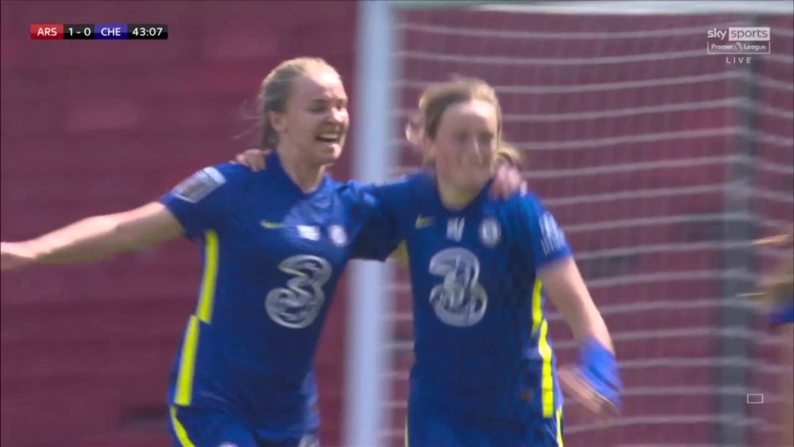 Cuthbert pulls Chelsea level | Football News | Sky Sports