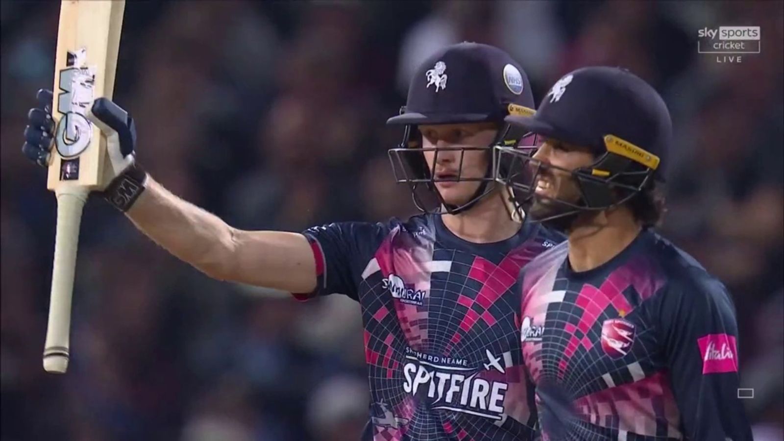 Jordan Cox's 'magic' fielding and batting hailed by Sam Billings after ...