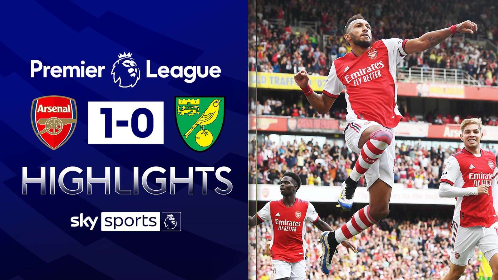 Arsenal 1-0 Norwich: Pierre-Emerick Aubameyang settles the nerves in edgy victory for Mikel ...