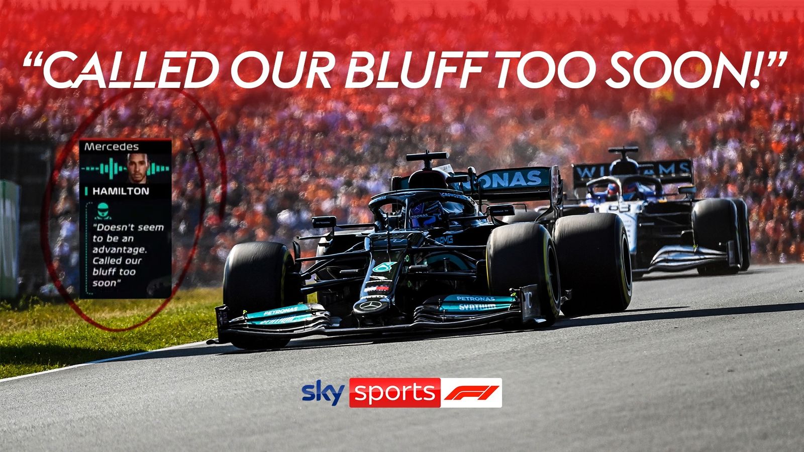 Hamilton questions strategy over team radio | F1 News | Sky Sports