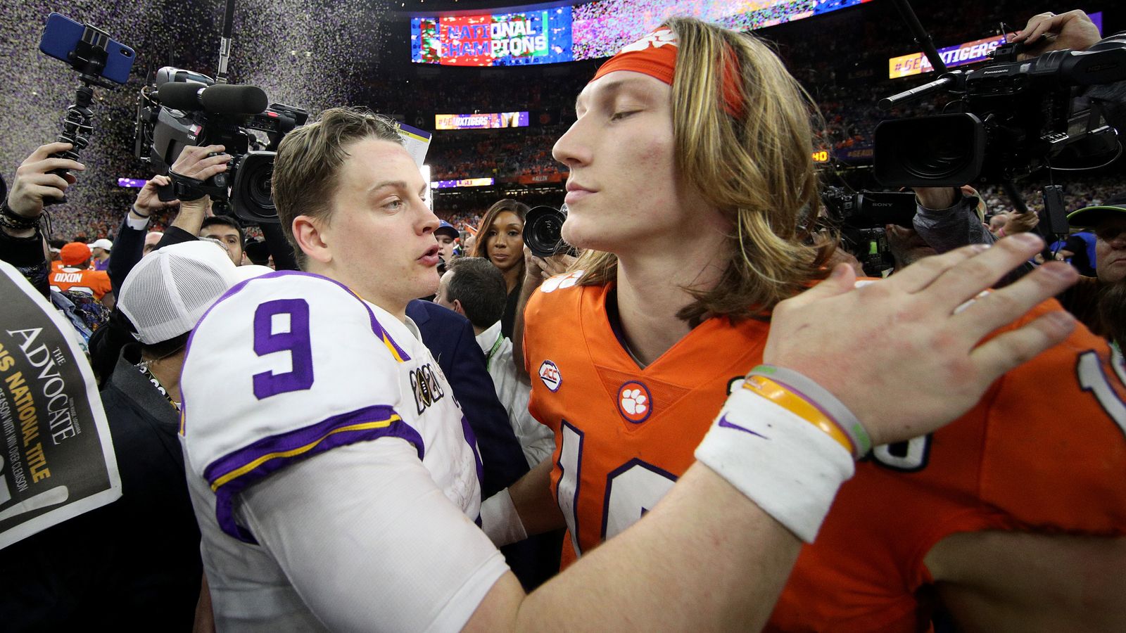 Joe Burrow and Trevor Lawrence face off in battle of No. 1 picks as ...