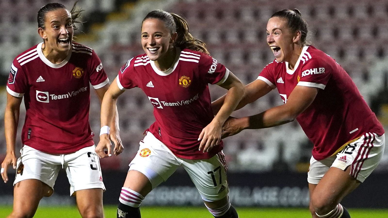 Man Utd Women 2 - 0 Reading Women - Match Report & Highlights