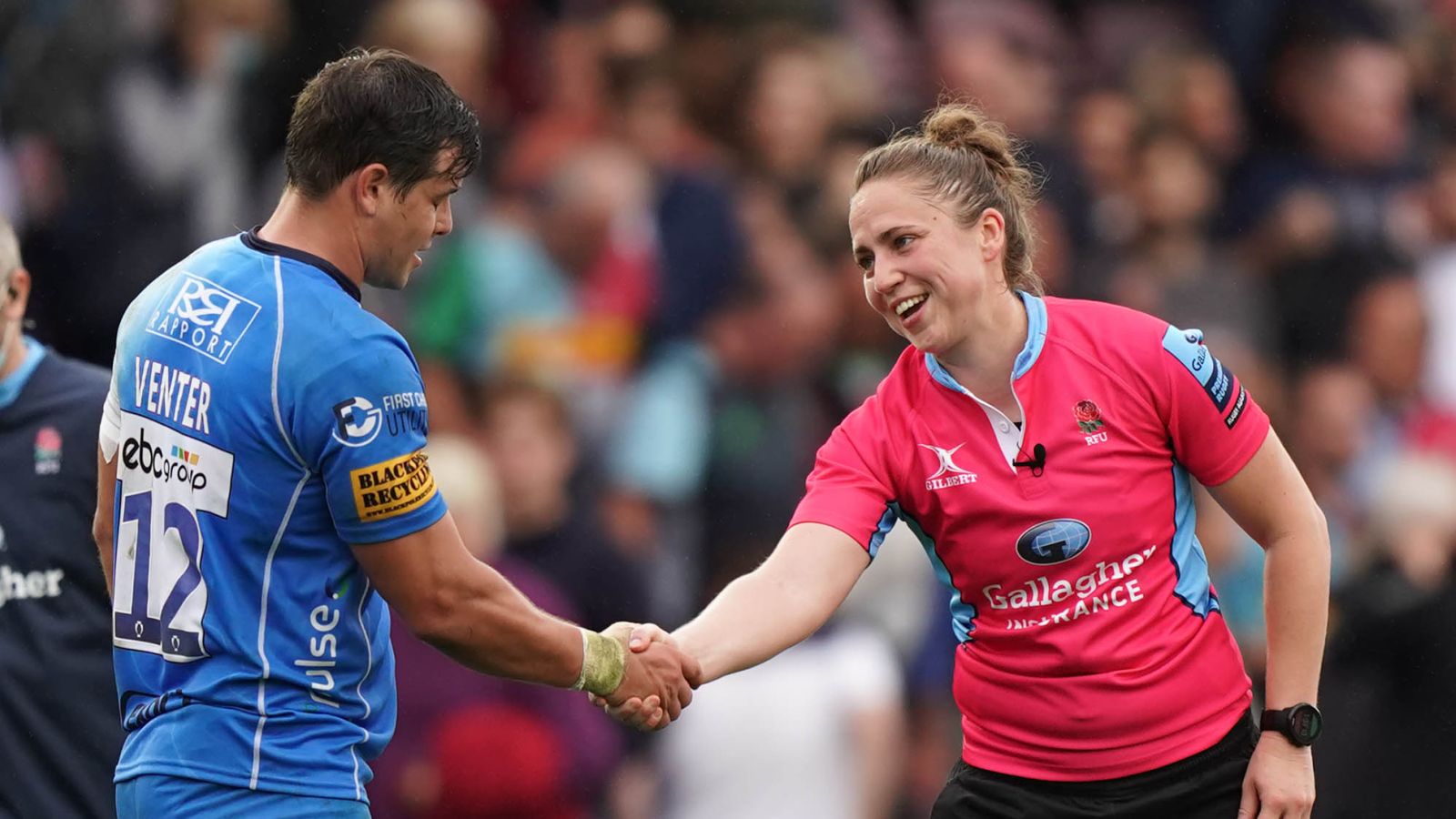 Sara Cox: Gallagher Premiership's first female referee striving to stay ...