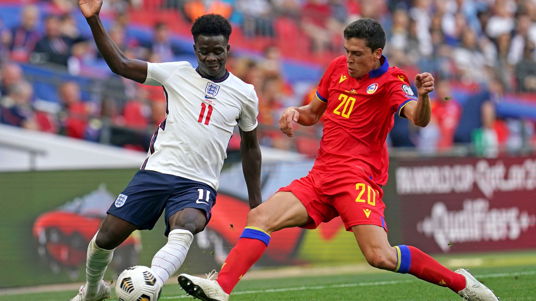 Bukayo Saka goal against Andorra brings 'closure', says Gareth ...