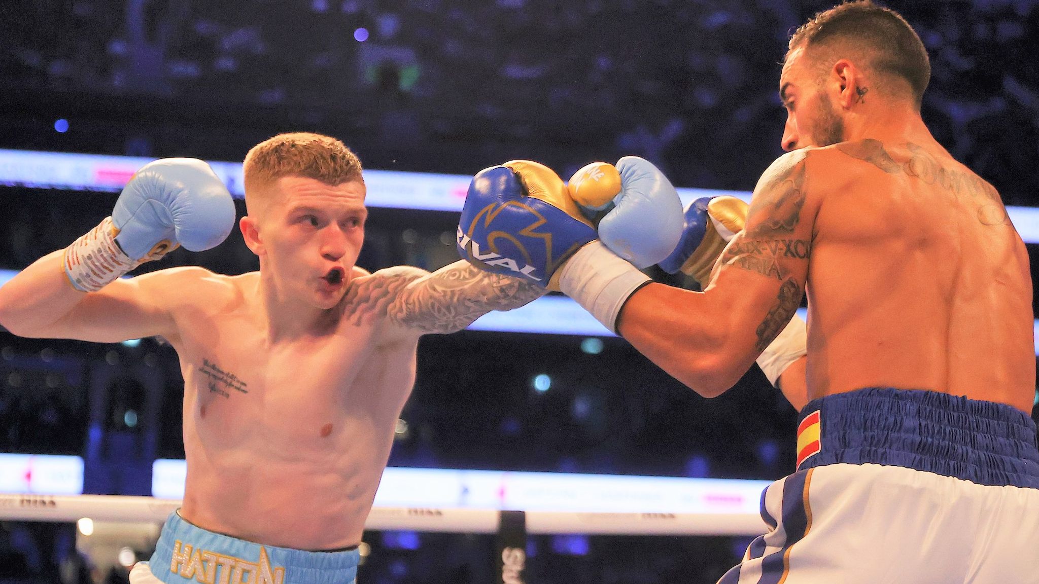 Joshua vs Usyk: Campbell Hatton clings on to unbeaten record with ...