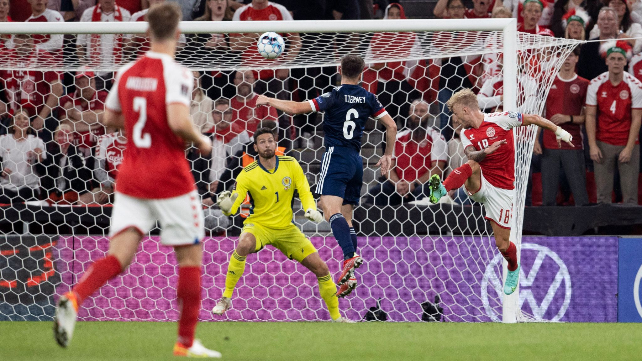 Denmark 2-0 Scotland: First-half double eases Danes past sorry Scots ...