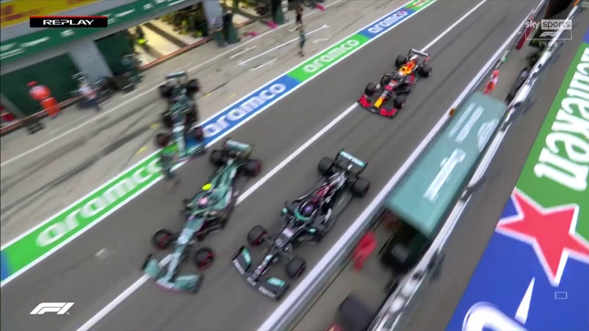 Italian GP: Aston Martin and Alpine both fined after pit-lane chaos in ...