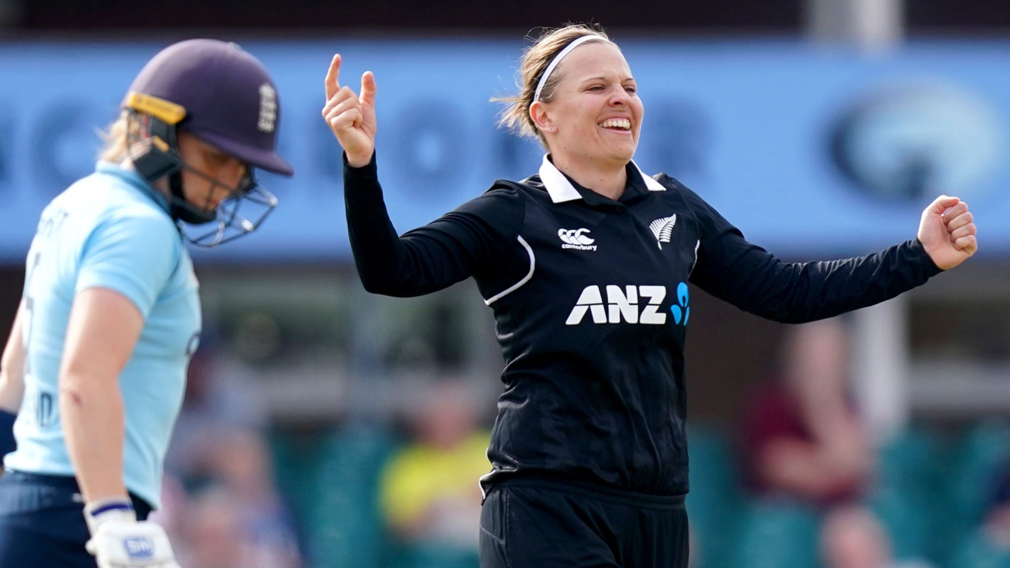 New Zealand keep ODI series vs England alive as Lea Tahuhu and Maddy ...