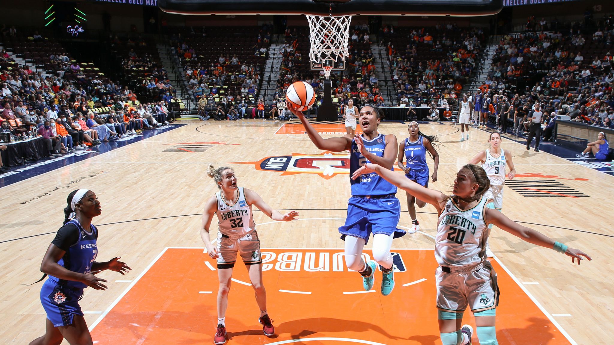WNBA: Connecticut Sun trounce New York Liberty in Alyssa Thomas' return ...