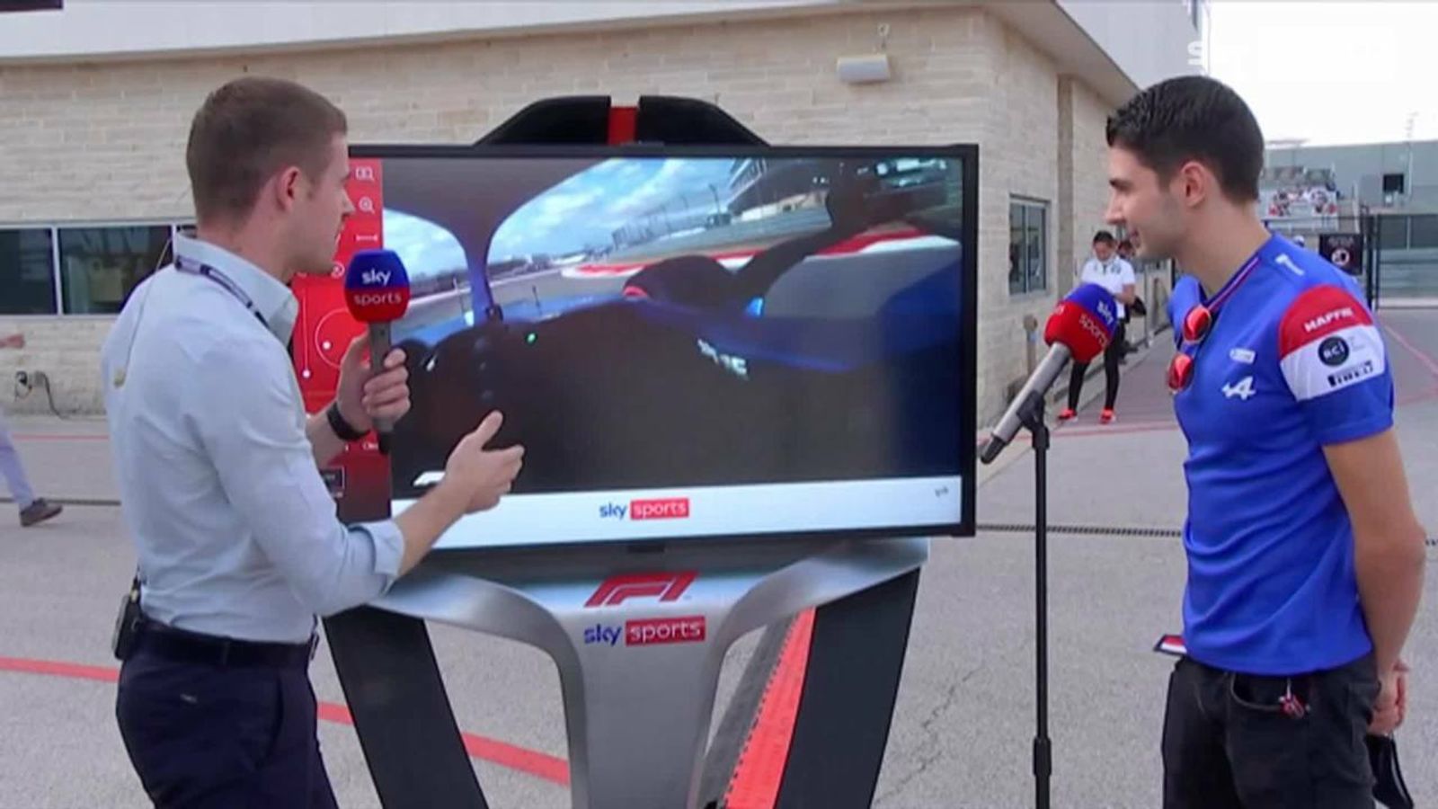 Ocon analyses amazing helmet cam view | F1 News | Sky Sports