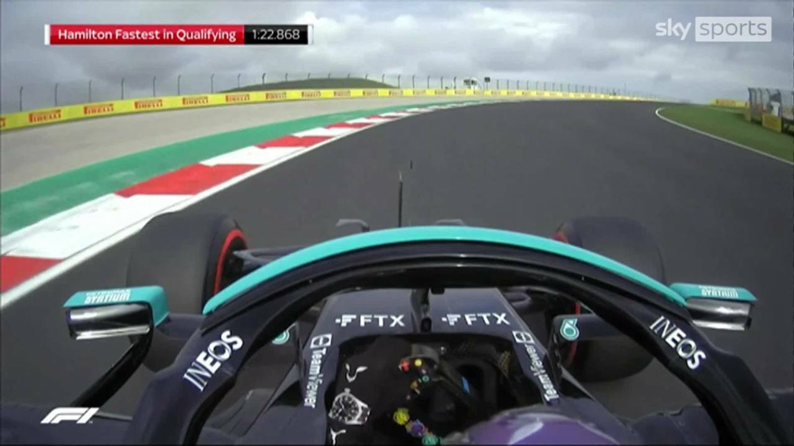 Onboard: Hamilton's pole lap | F1 News | Sky Sports