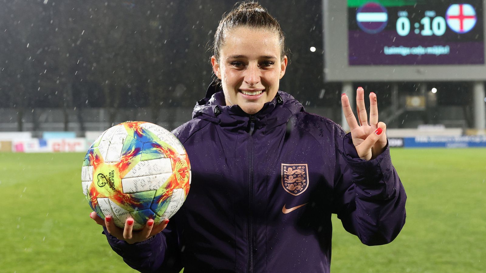 Latvia Women 0-10 England Women: Ella Toone hits hat-trick as Ellen ...