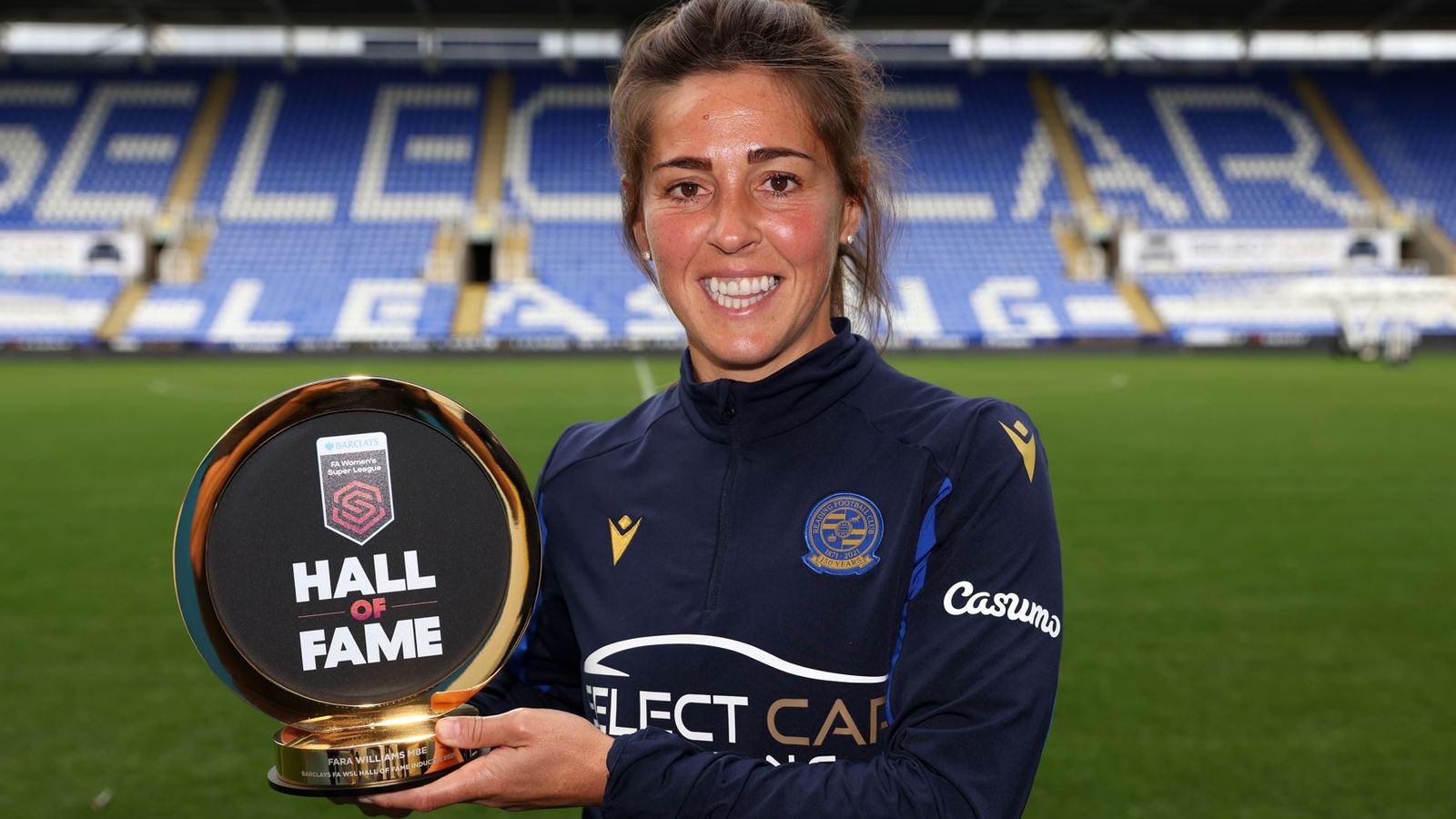 WSL: Fara Williams becomes first player inducted into Hall of Fame to ...