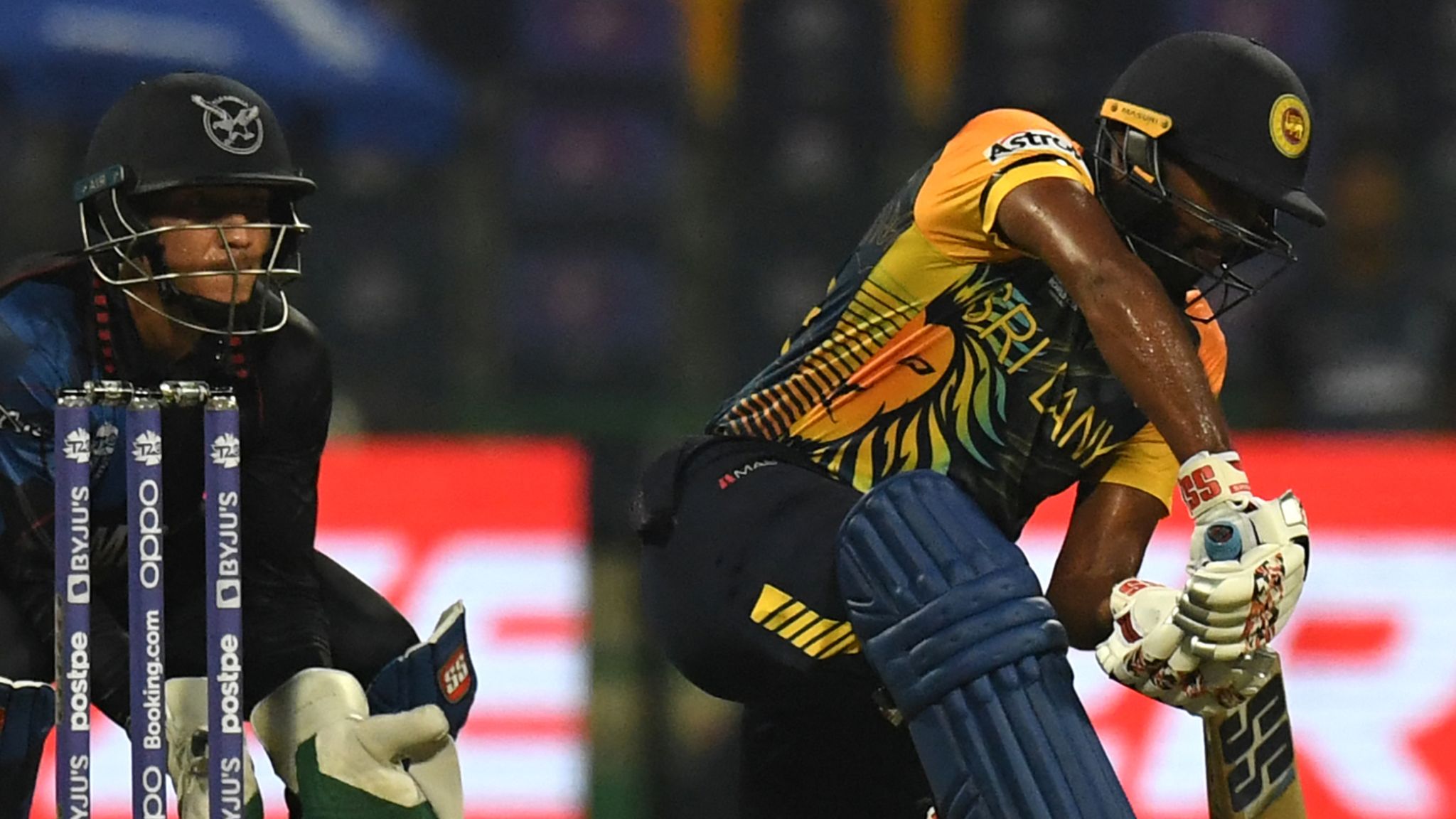 Sri Lanka claim comfortable T20 World Cup win over Namibia as Bandula Warnapura is remembered ...