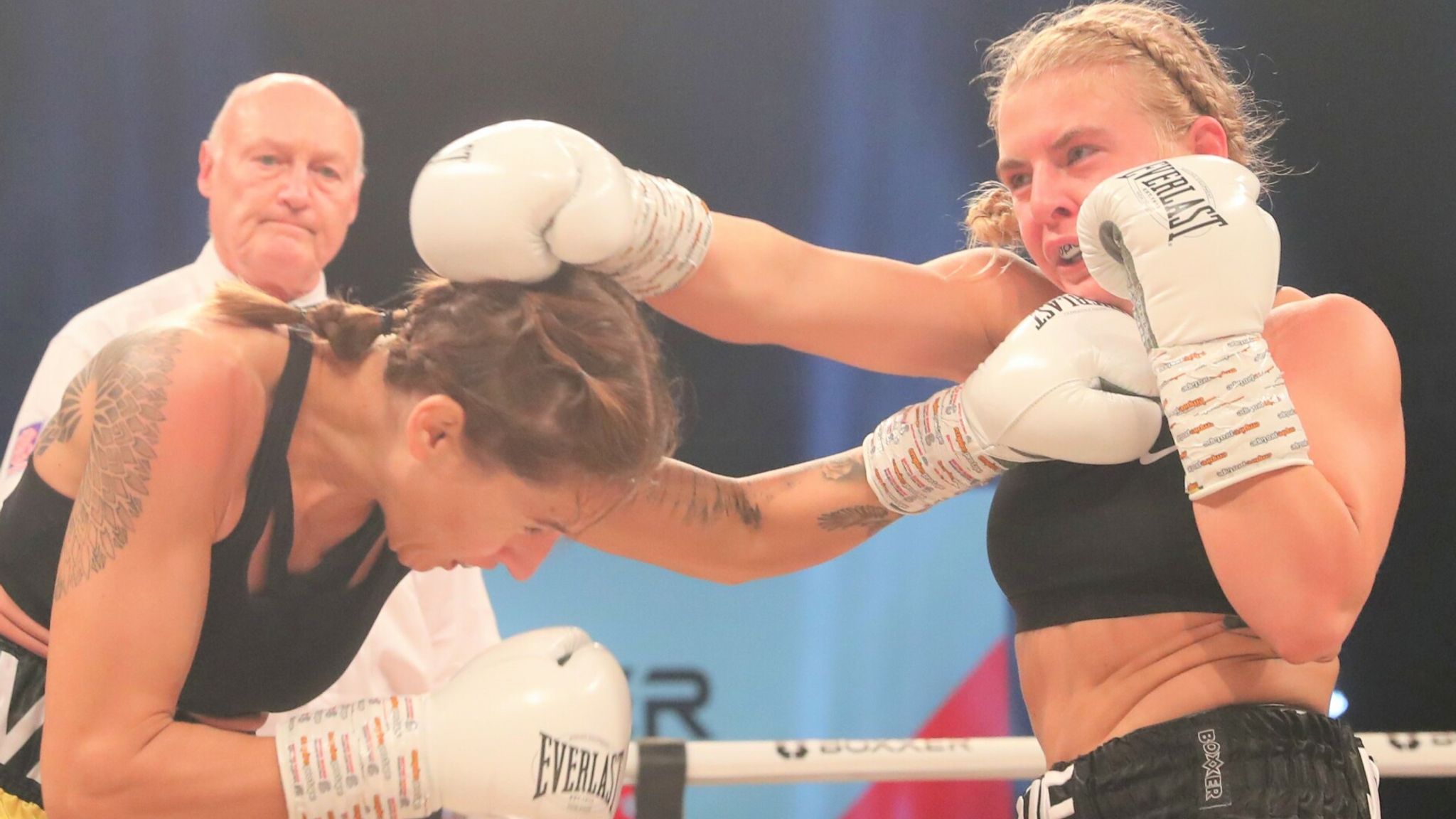 Ebonie Jones produced a fiery points win over Vaida Masiokaite on her ...