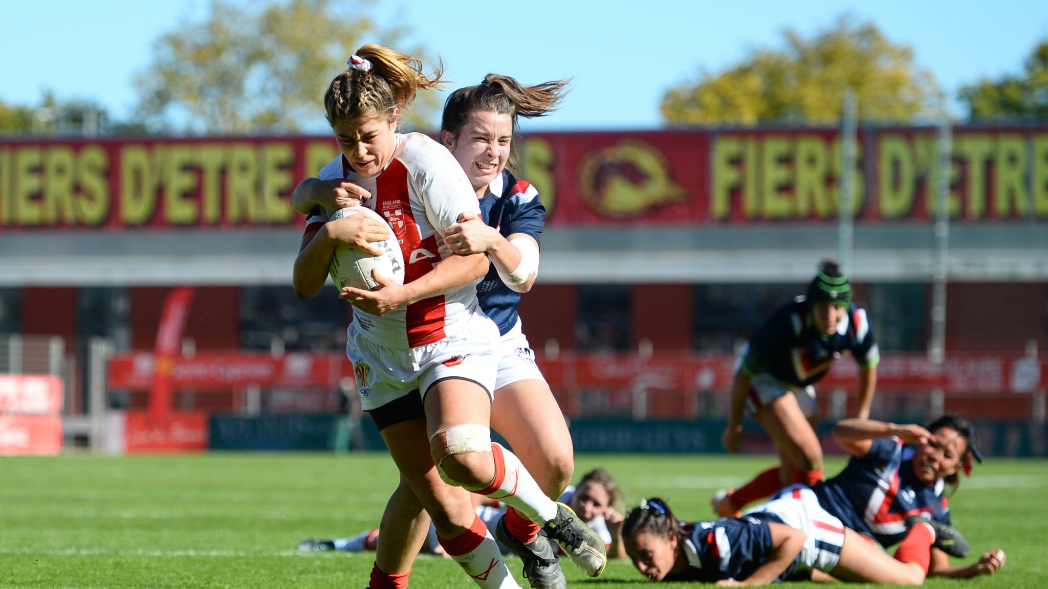 France 4-40 England: Emily Rudge leads by example as visitors win women ...