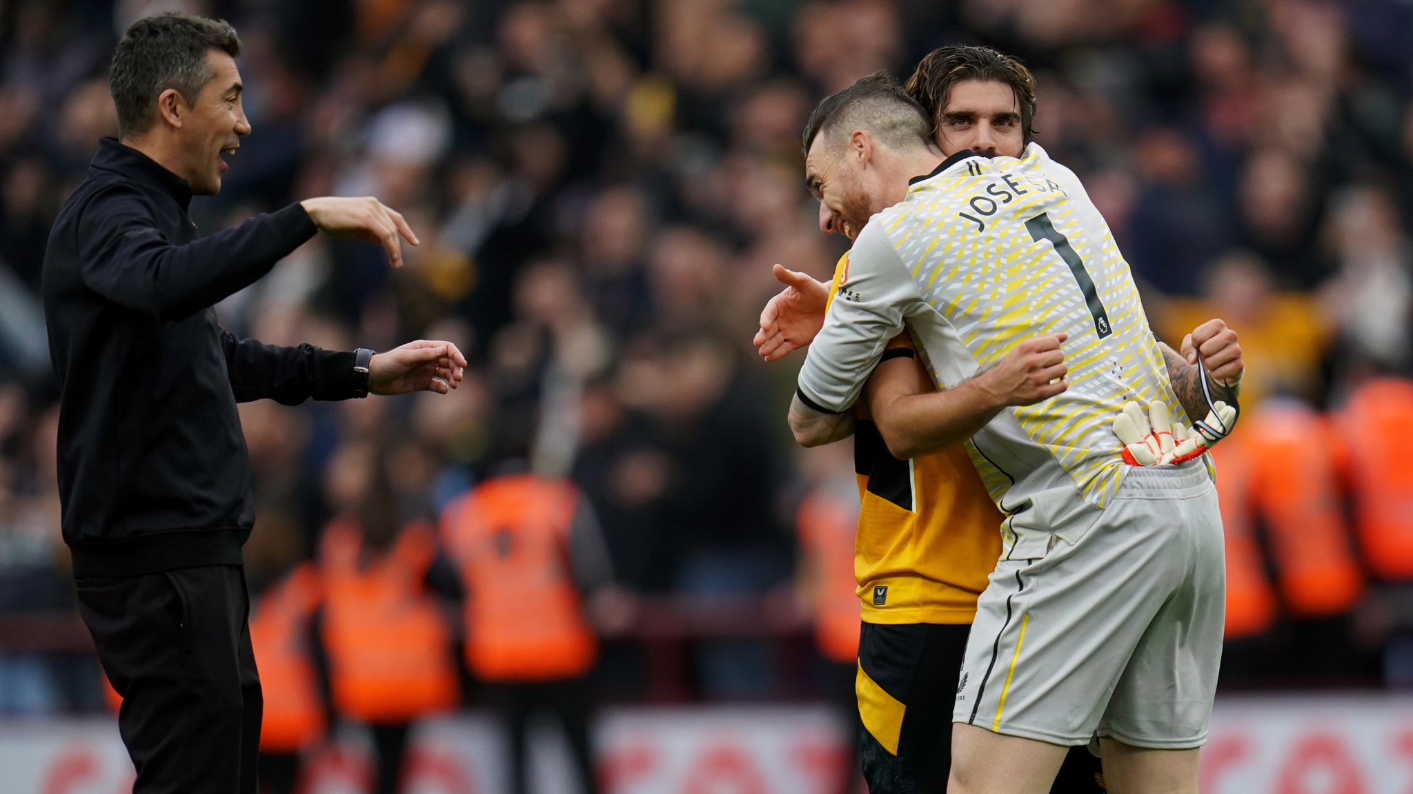 Aston Villa 2-3 Wolves: Ruben Neves' 95th-minute free-kick completes ...